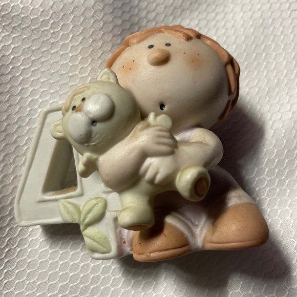 Bumpkins | Other | Vintage Bumpkins Baby Tyke Year 4 Figurine 984 ...